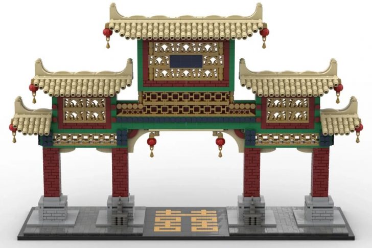 LEGO Ideas Spotlight: Chinatown Double Happiness Archway - That Brick Site