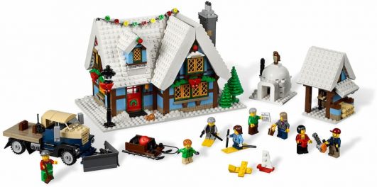 Every annual Lego Winter Village set released so far