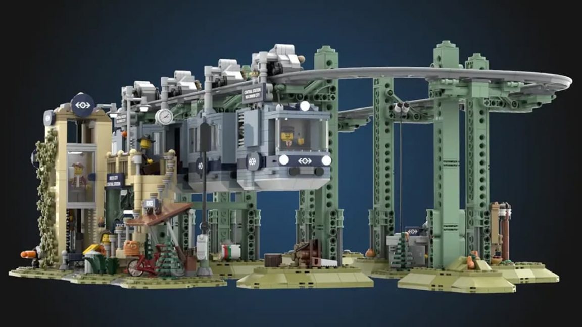 This Lego Ideas Monorail submission is awesome, and it needs to get ...