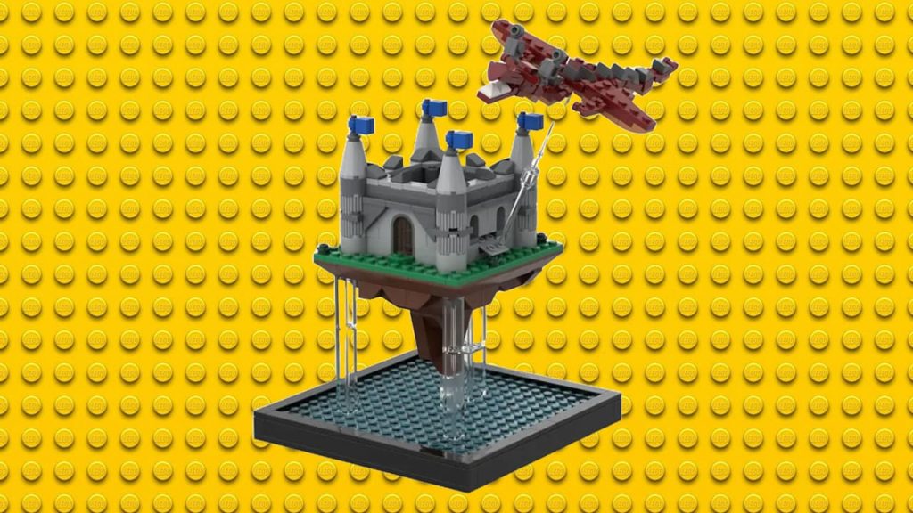 This Lego Ideas Floating Castle is a Tiny Work of Art - That Brick Site