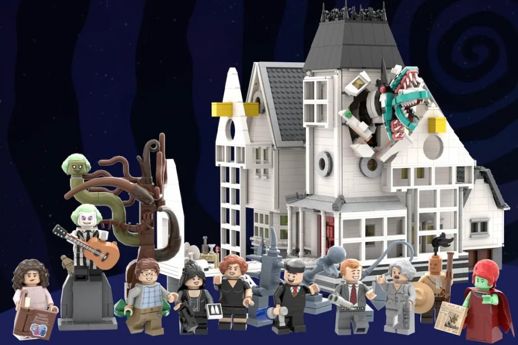 We're loving this Beetlejuice: Ghost House Lego Ideas submission - That ...