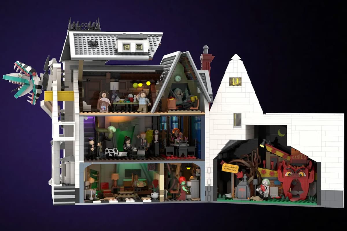 We're loving this Beetlejuice: Ghost House Lego Ideas submission - That ...