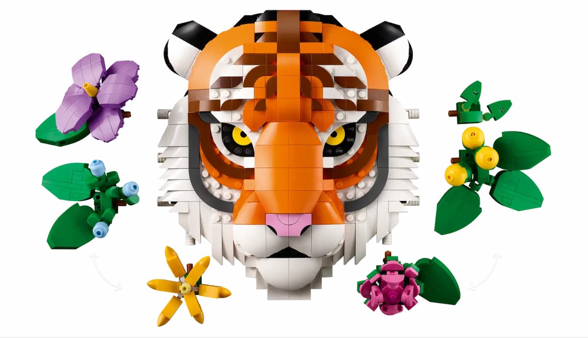 We'll soon be proudly displaying a tiger's head thanks to this new Lego ...